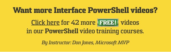 PowerShell-online-video-training-interface | Interface Technical Training