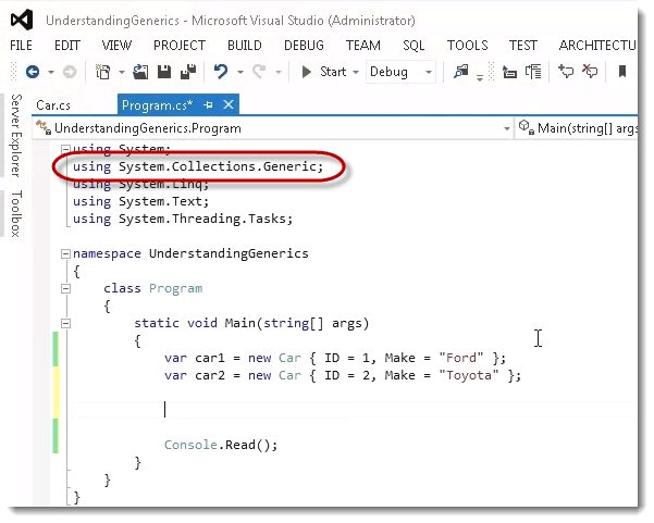 The Fundamentals of C# Generics in Applications by Dan Wahlin The Fundamentals of C# Generics in Applications by Dan Wahlin