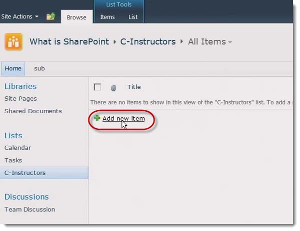 026 Sharepoint Lists Creat New Column Interface Technical Training 