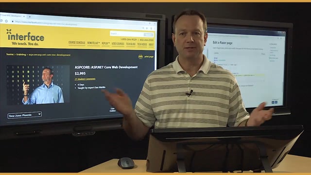 Aspcore Asp Core Web Development Interface Technical Training